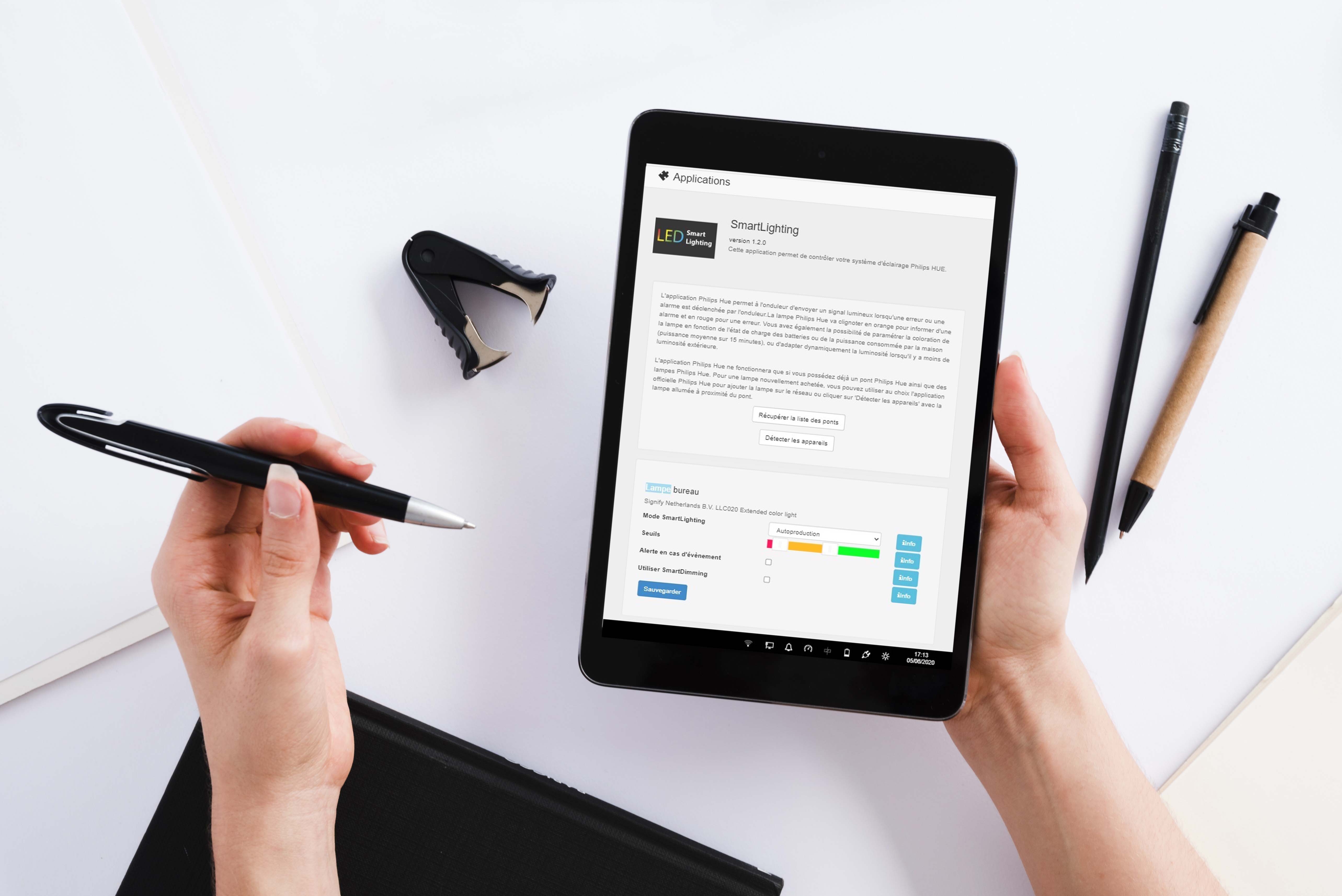 Phillips Hue LED lighting controlled by a solar inverter • Imeon Energy